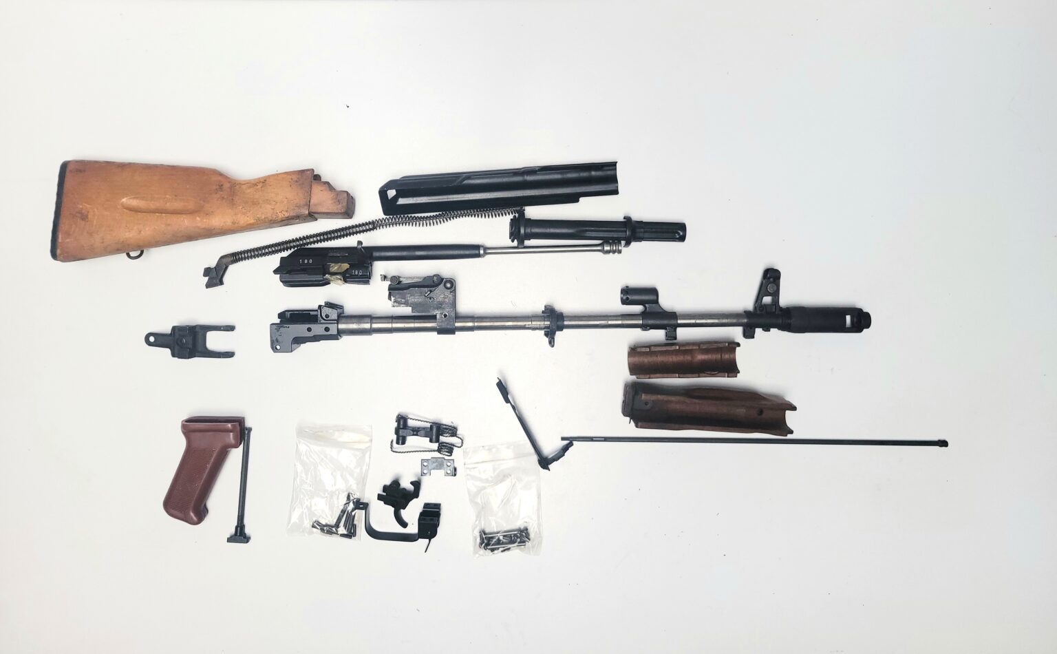 AK74 FIXED PARTS KIT- WOOD (BULGARIAN- CIRCLE 10) - Riley Defense